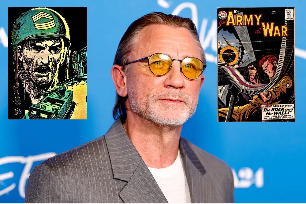 DANIEL CRAIG NEGOCIA SARGENTO ROCK DO DC STUDIOS